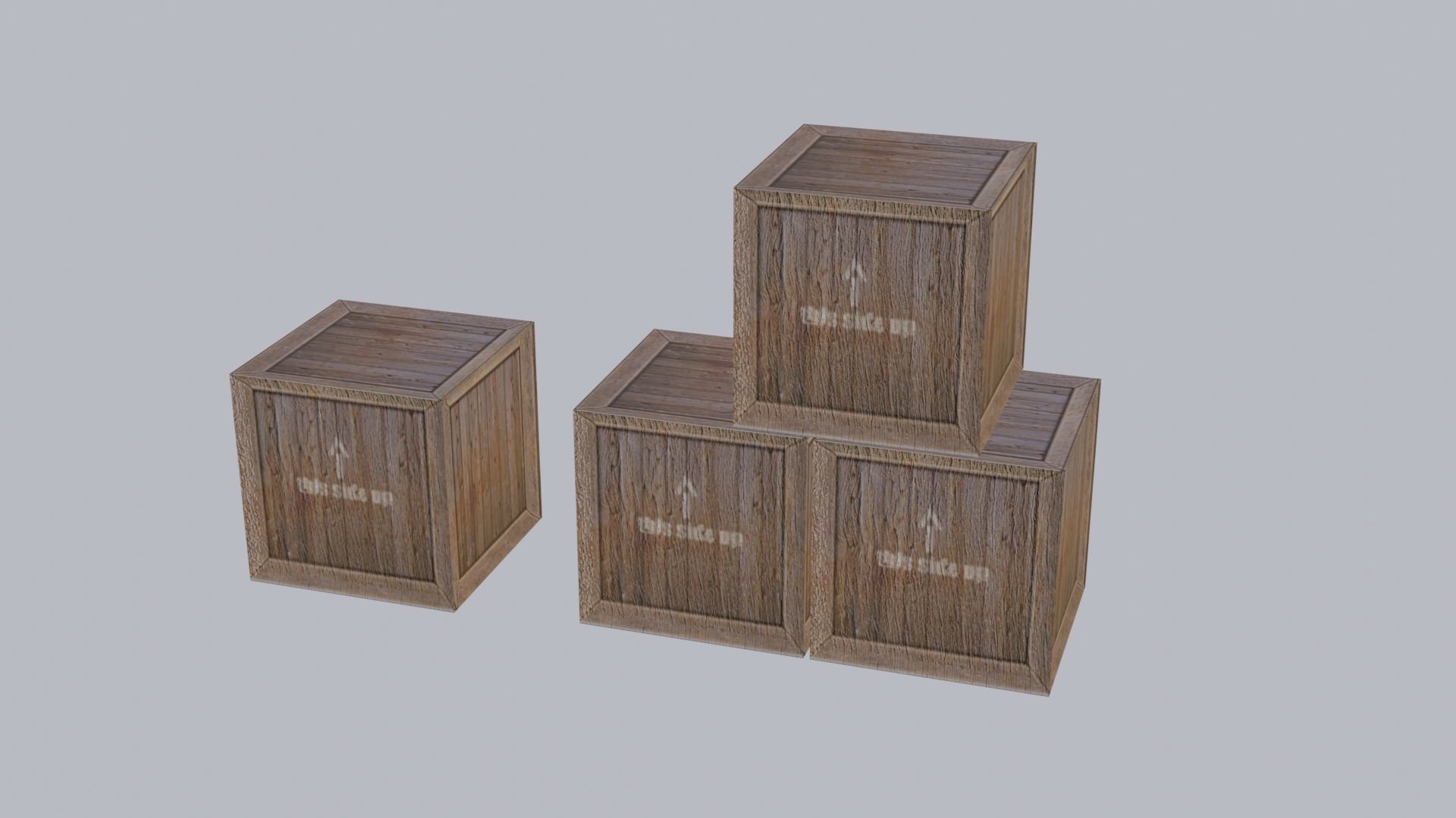 3D model Set of obstacles VR / AR / low-poly | CGTrader