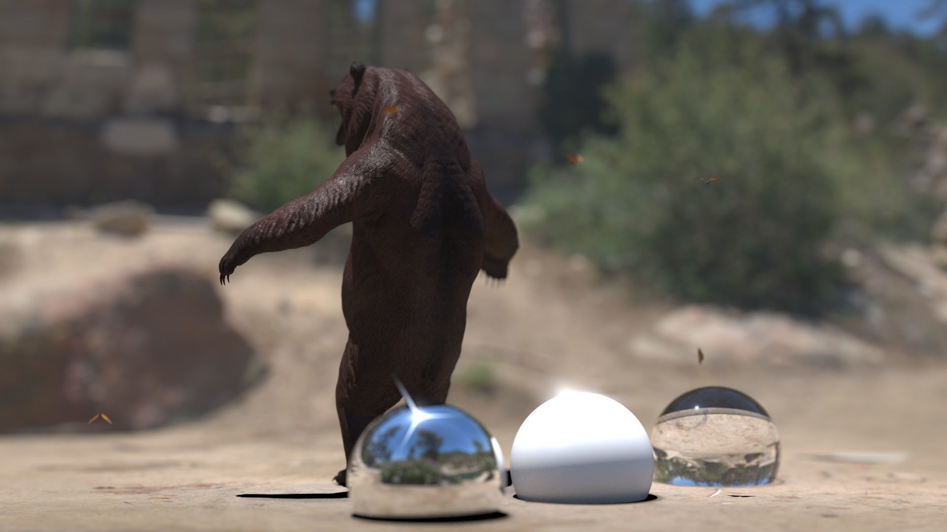 HDR 360 Panorama - Big Bear Lake - 77 Stanfield Marsh Boardwalk 3D ...