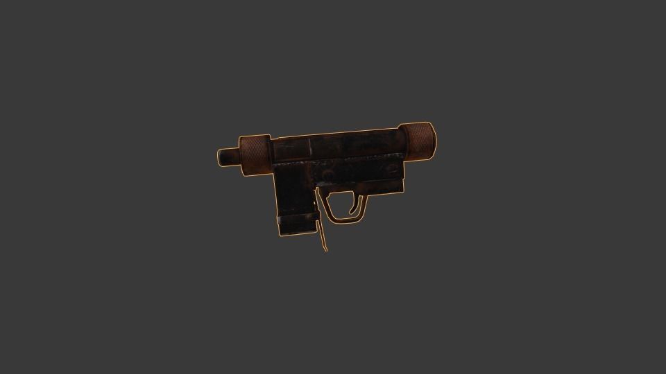 Rust - SMG Body free 3D model | CGTrader