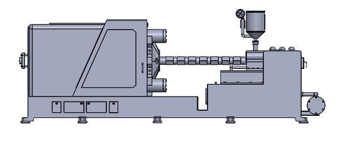 Injection molding machine 3D model rigged | CGTrader