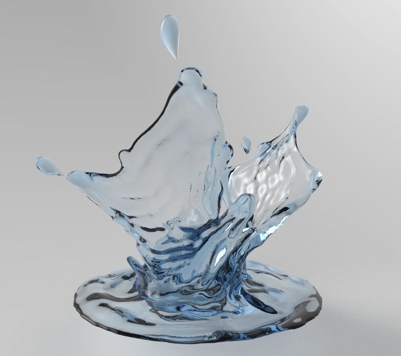 Water Splash 3D model | CGTrader