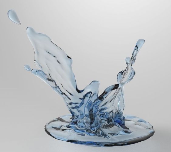 Water Splash 3D model | CGTrader