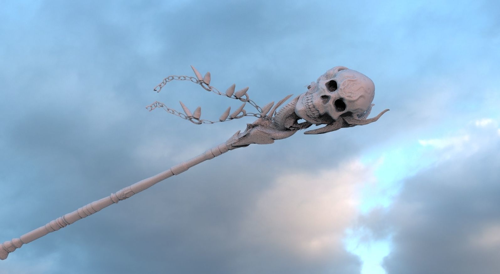 Shaman Staff Improved Since review 3D model | CGTrader