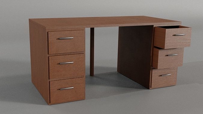 Office Desktop 3D Model 3D model | CGTrader