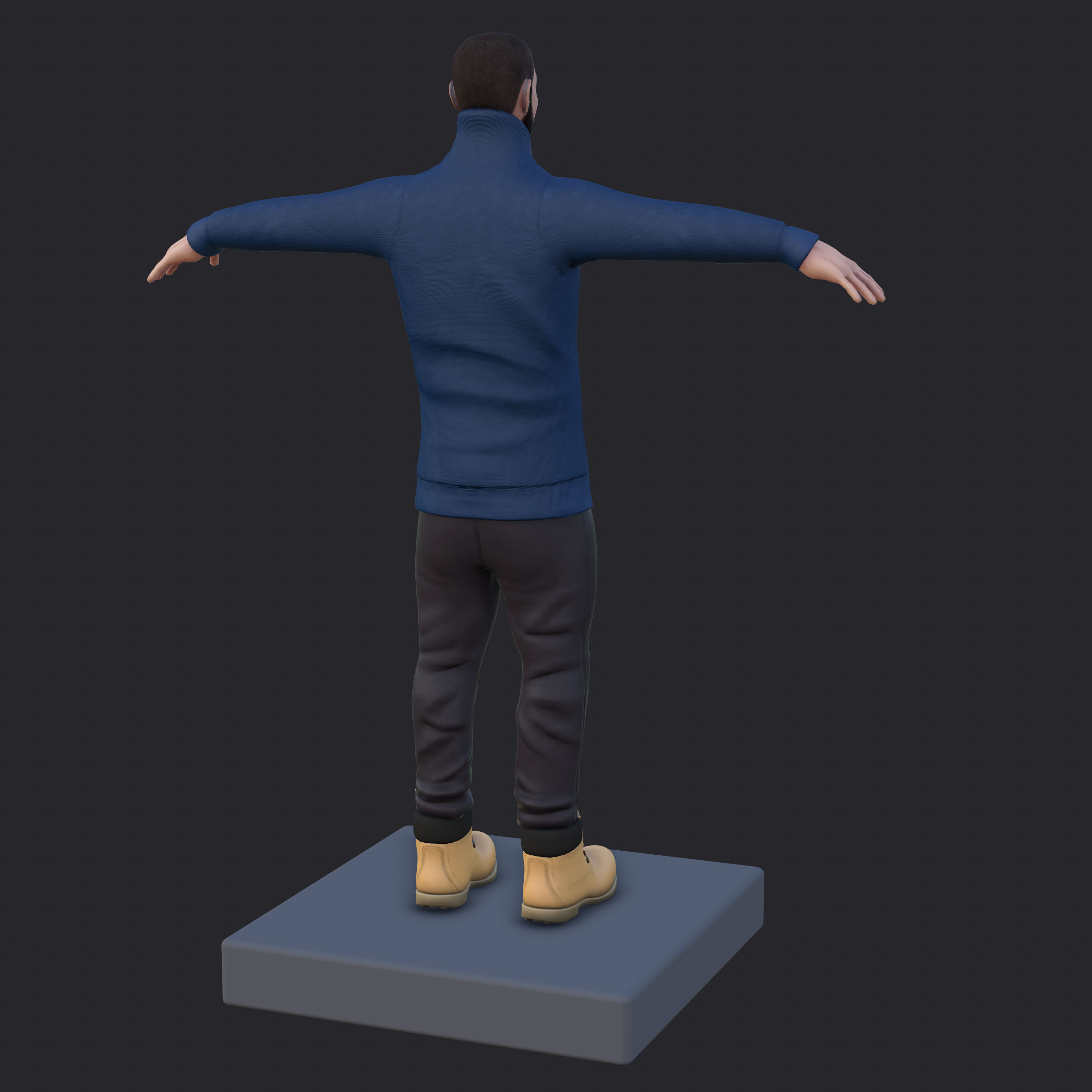 3D model Drake singer low poly Now Available with Rigging VR / AR / low ...