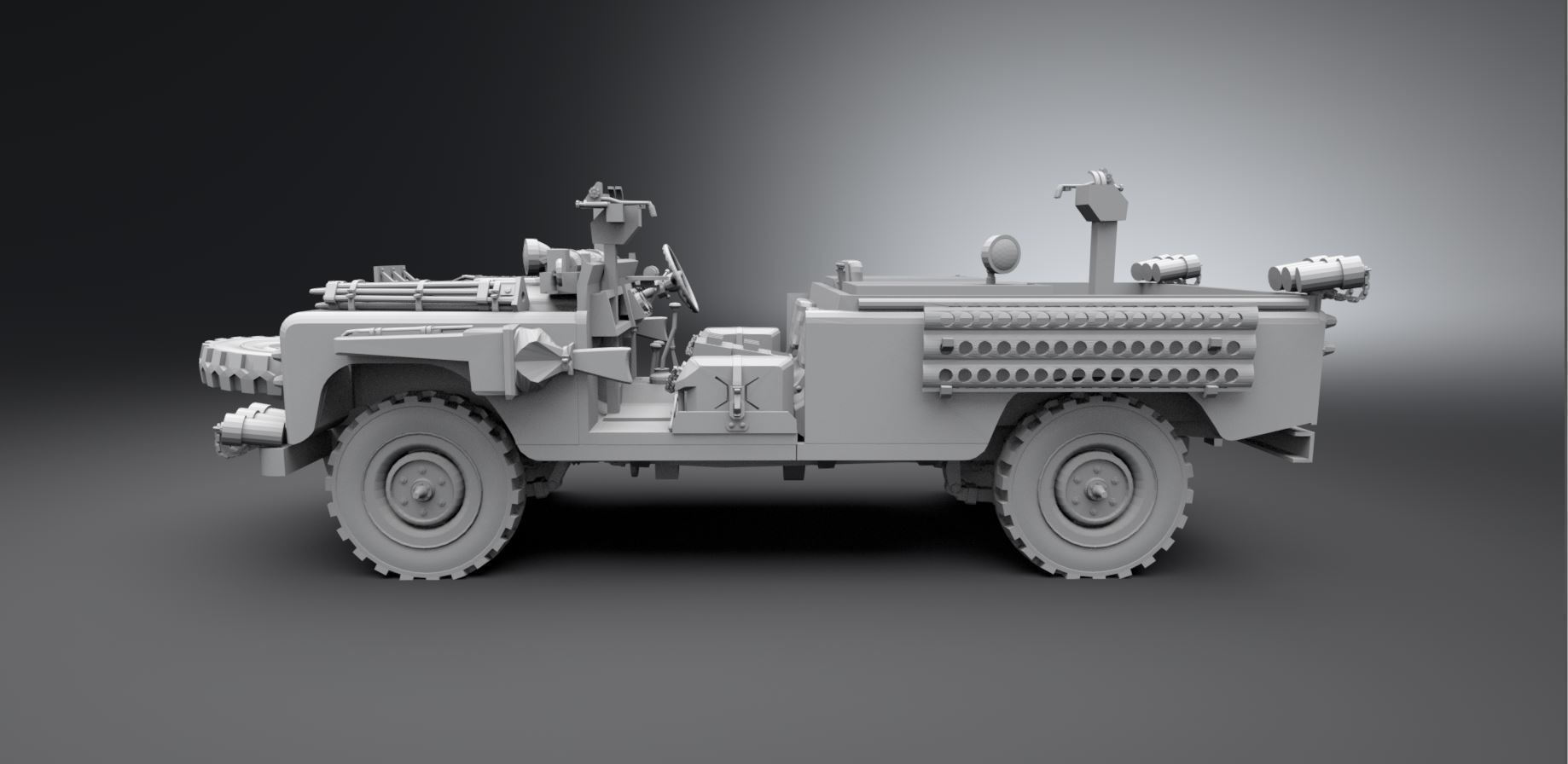 SAS Land Rover Series 2A 3D model 3D printable | CGTrader
