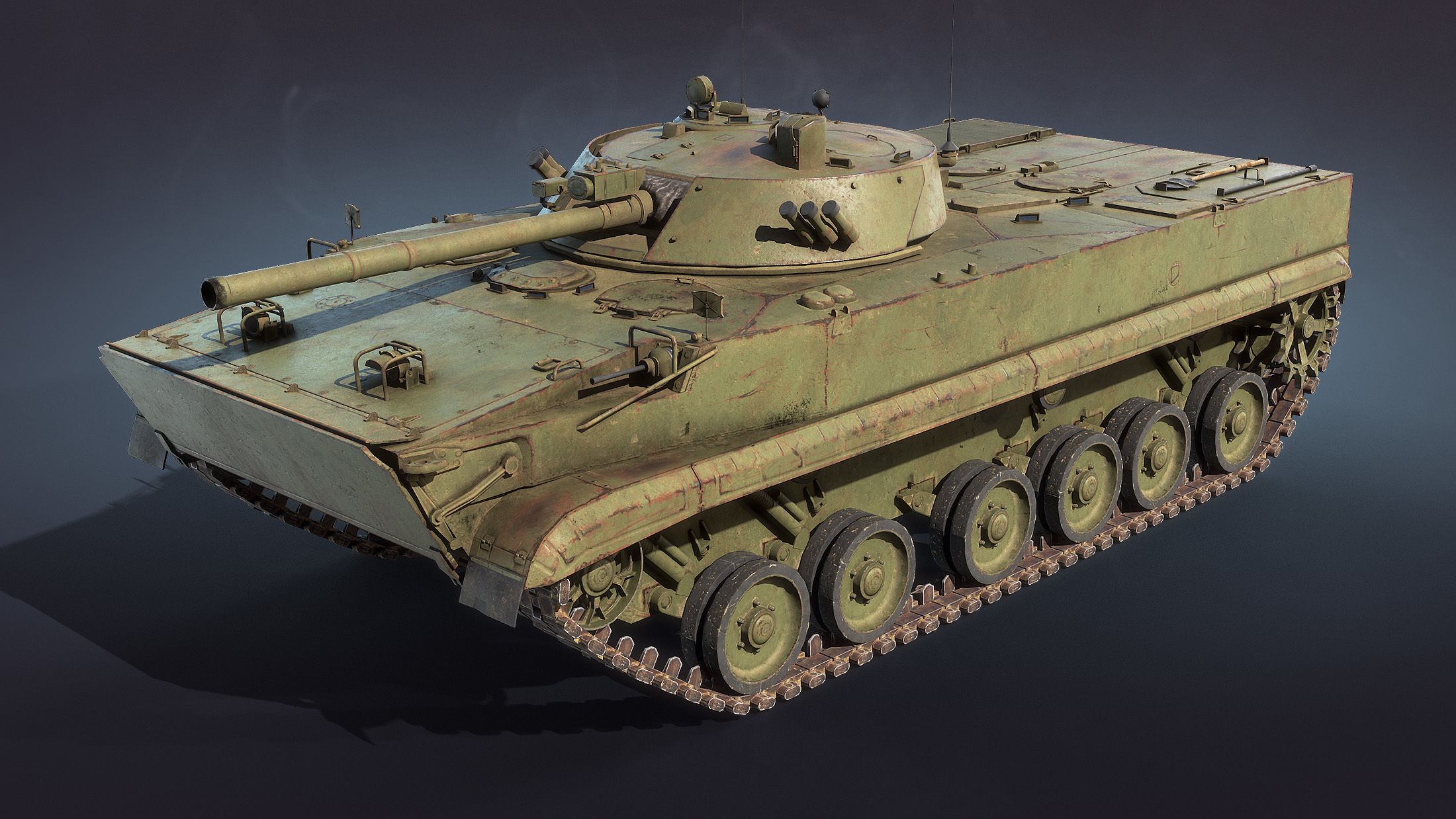 3D model BMP-3 army tank VR / AR / low-poly | CGTrader