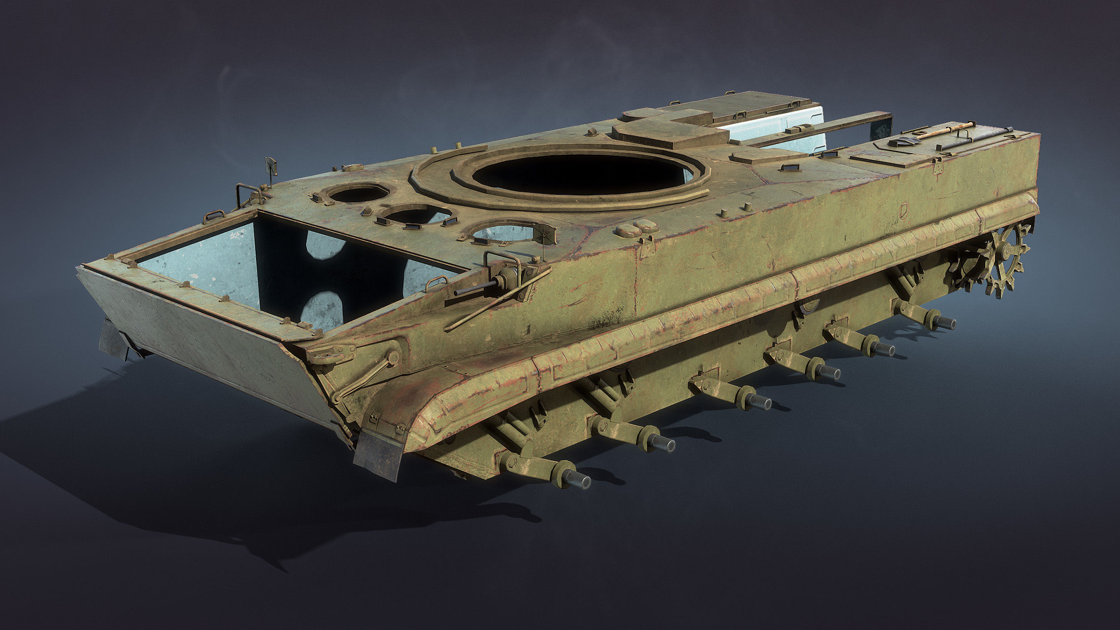 3D model BMP-3 army tank VR / AR / low-poly | CGTrader