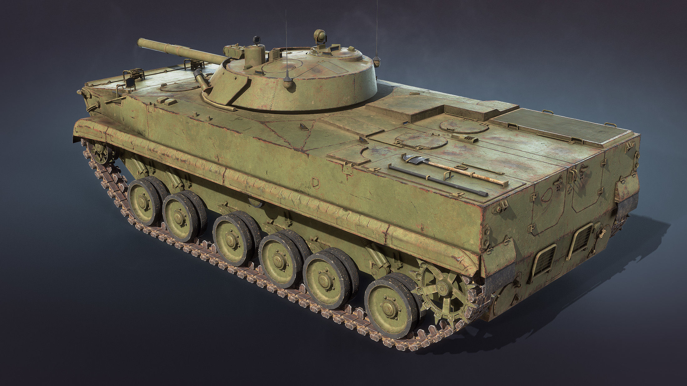 3D model BMP-3 army tank VR / AR / low-poly | CGTrader