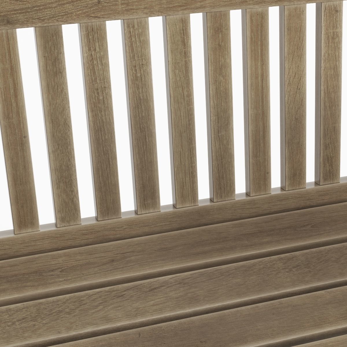 Outdoor Wooden Bench 3D model | CGTrader
