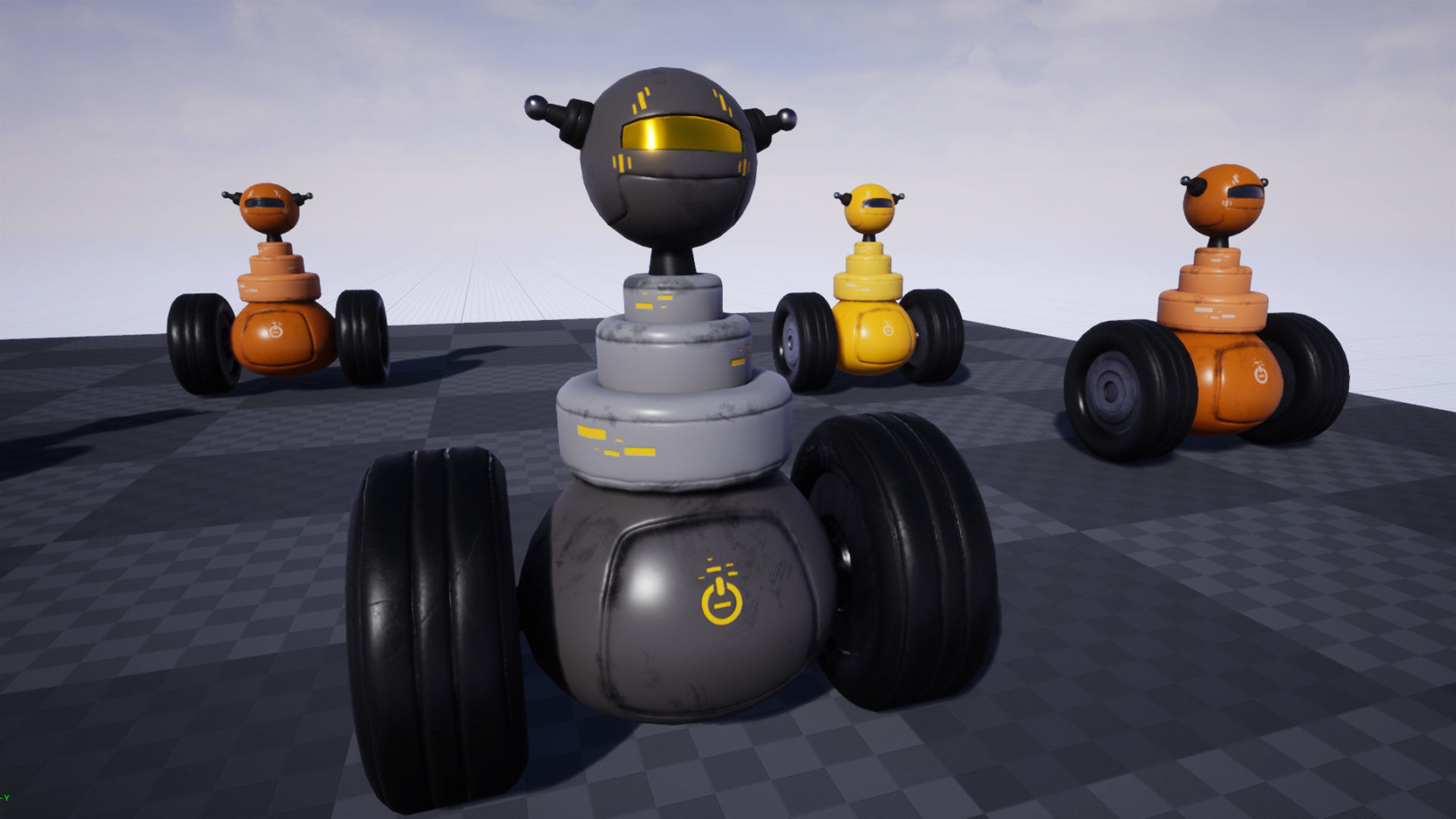 3D model Worker Robot VR / AR / low-poly rigged animated | CGTrader