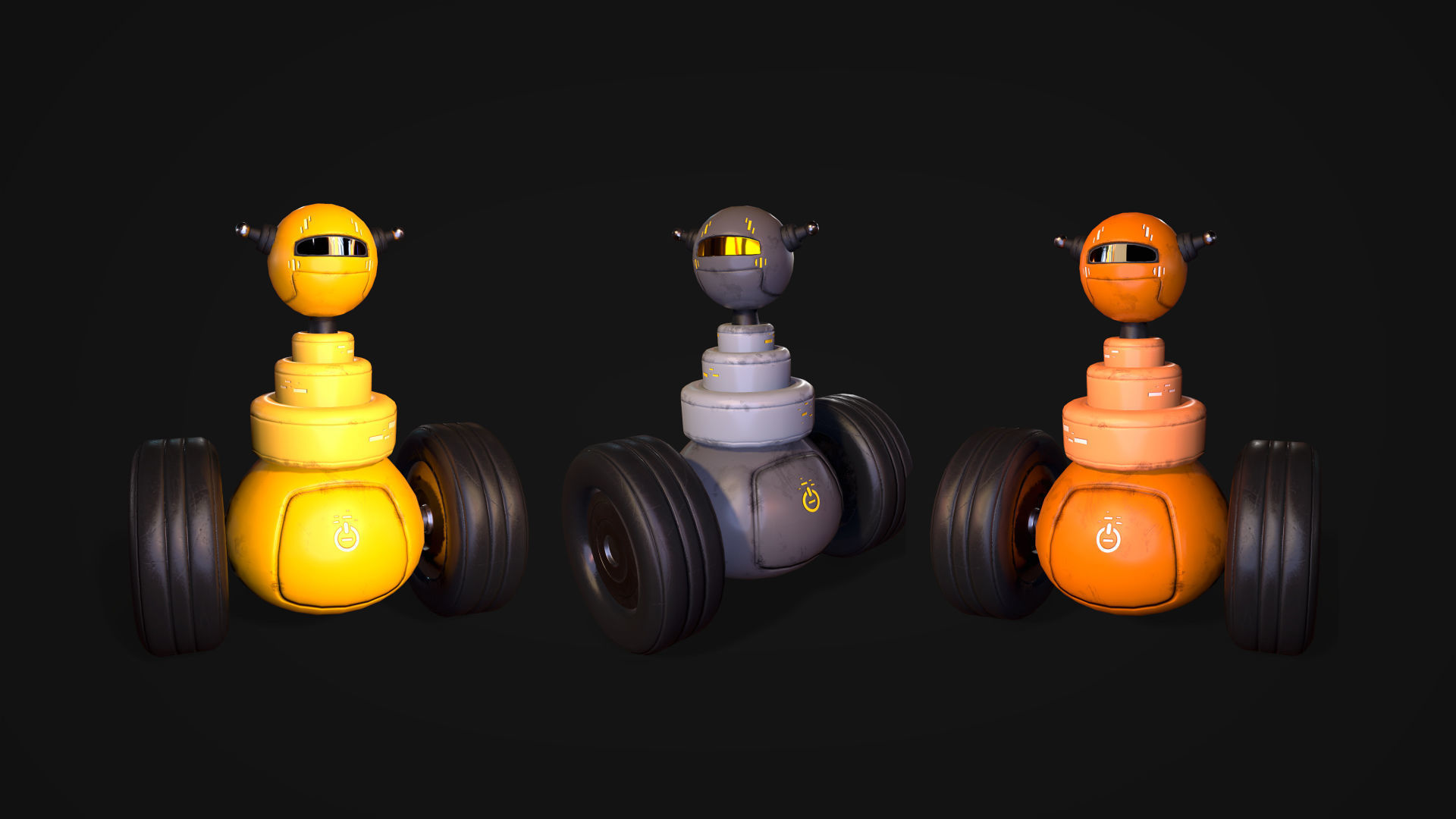 3D model Worker Robot VR / AR / low-poly rigged animated | CGTrader