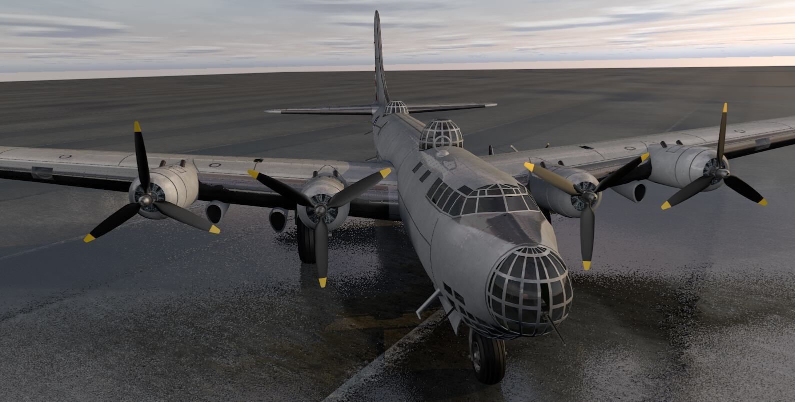 Douglas XB-19 Behemoth 3D model | CGTrader