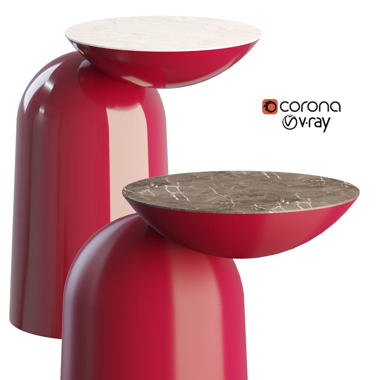 PINGU SIDE TABLE 3D model | CGTrader