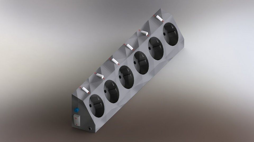 Socket Case free 3D model | CGTrader