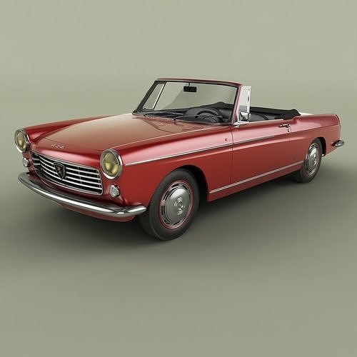 Peugeot 404 Cabriolet 3D model | CGTrader