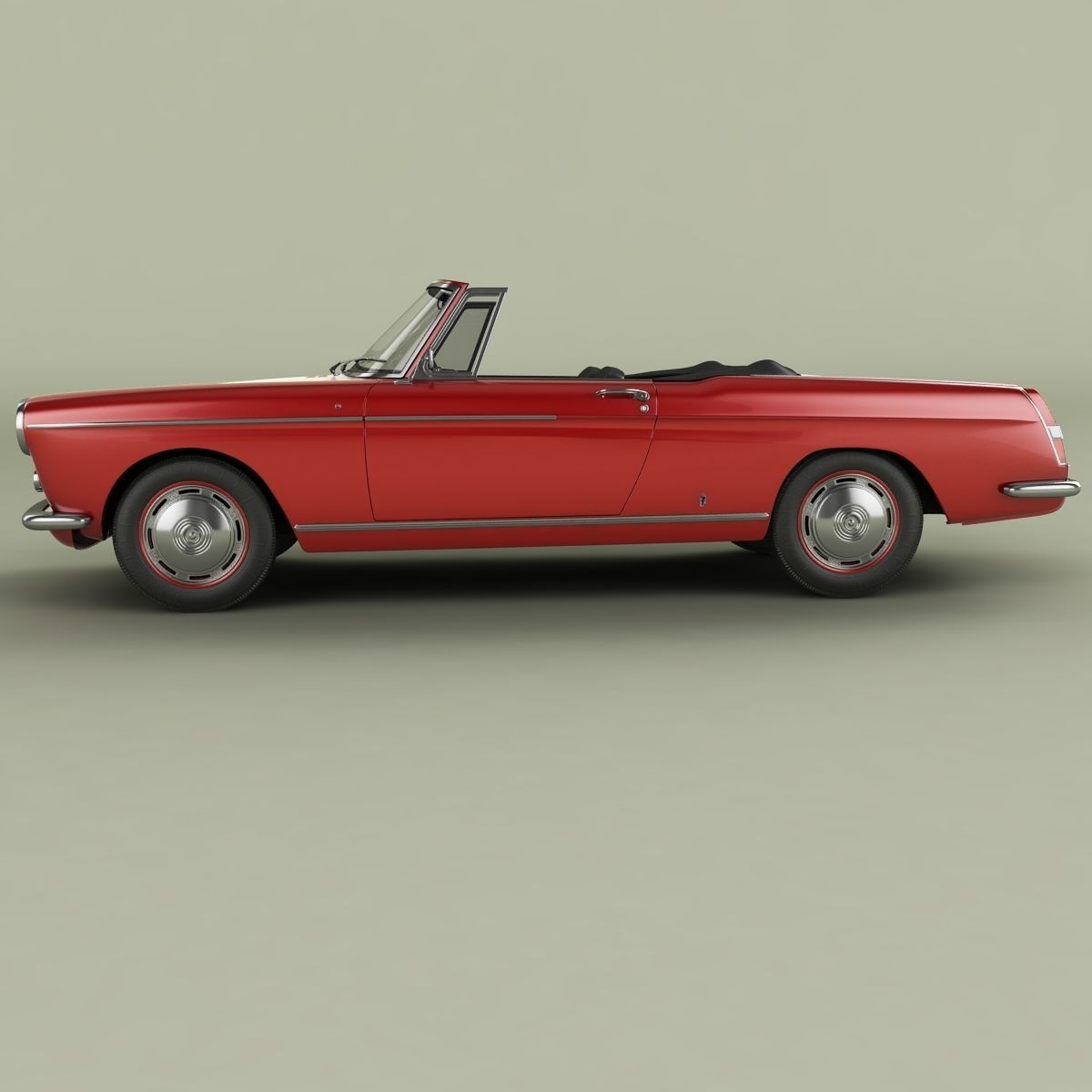 Peugeot 404 Cabriolet 3D model | CGTrader