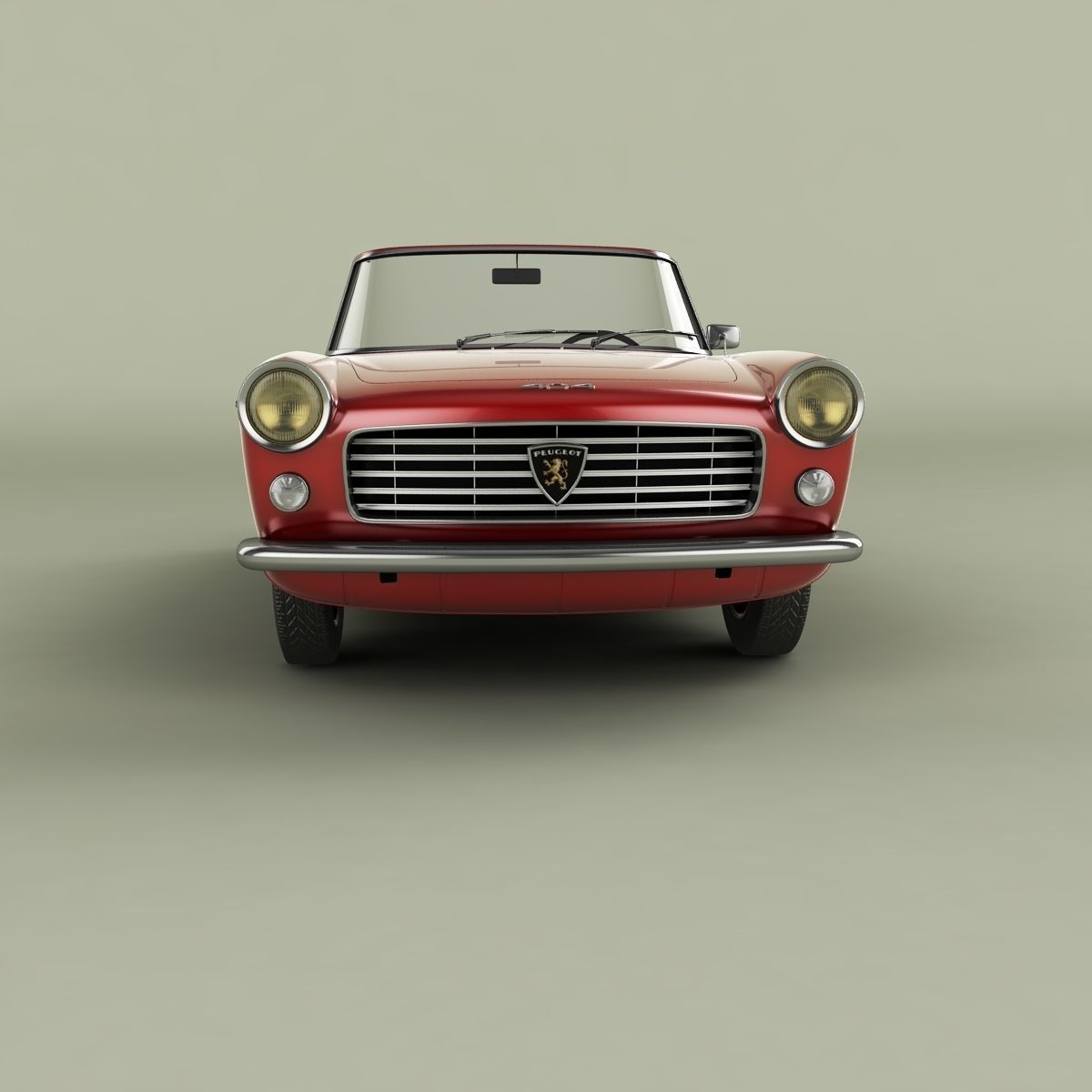 Peugeot 404 Cabriolet 3D model | CGTrader