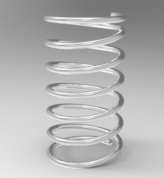 Realistic Movement Spring free 3D model | CGTrader