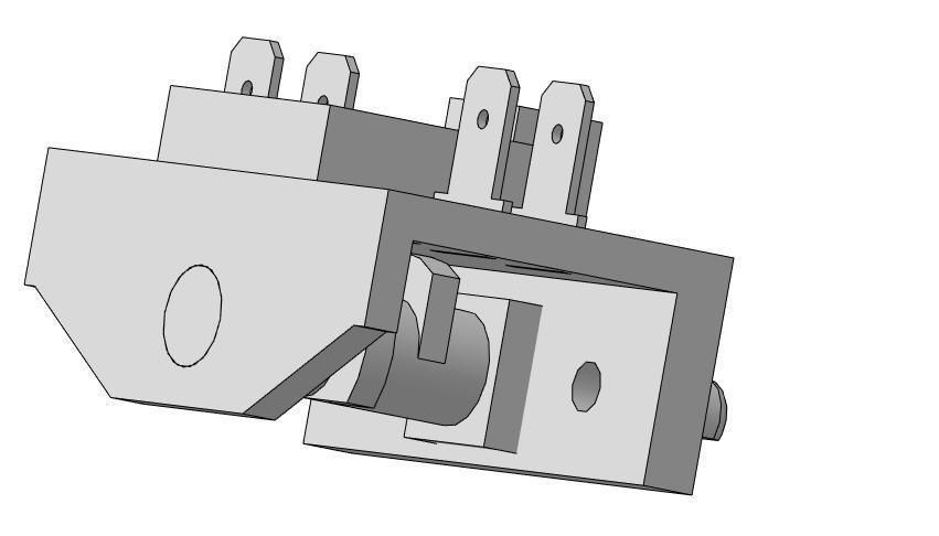 Rotary switch three-position 3D model 3D printable | CGTrader
