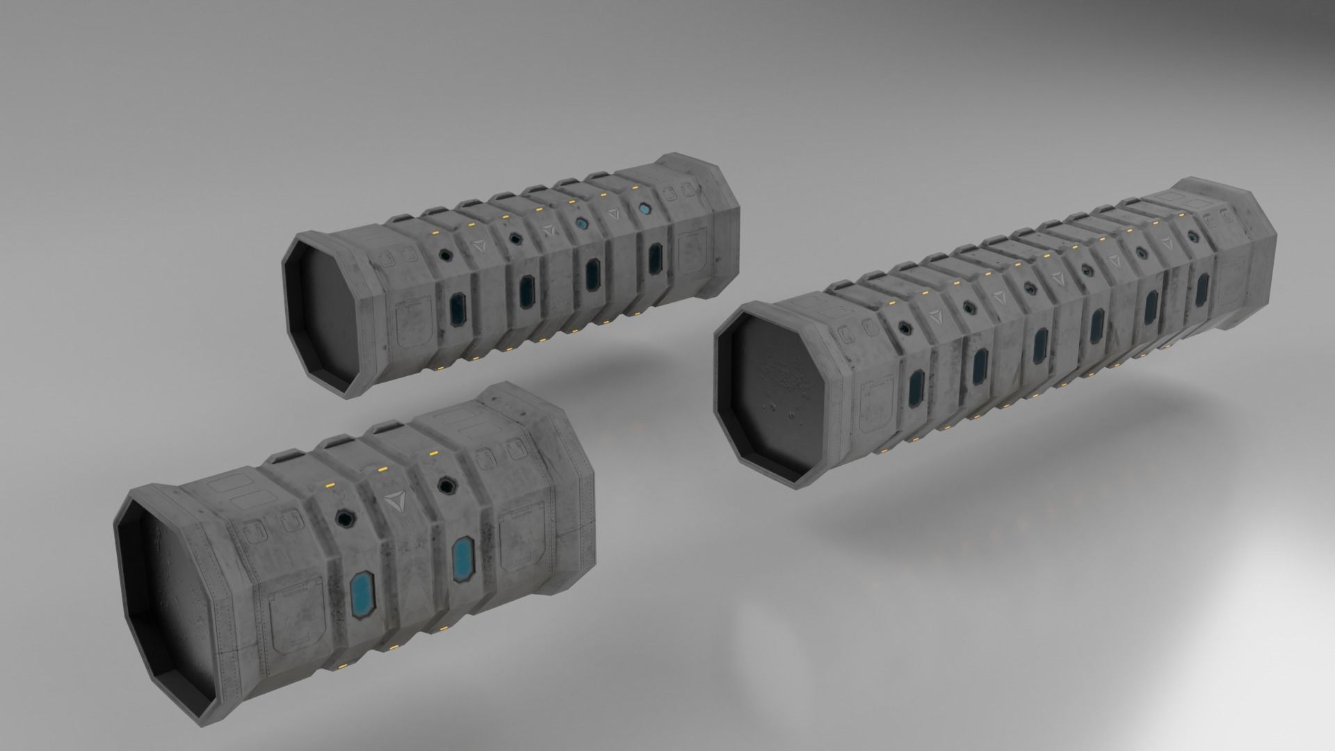 3D model Modular low poly colony VR / AR / low-poly | CGTrader