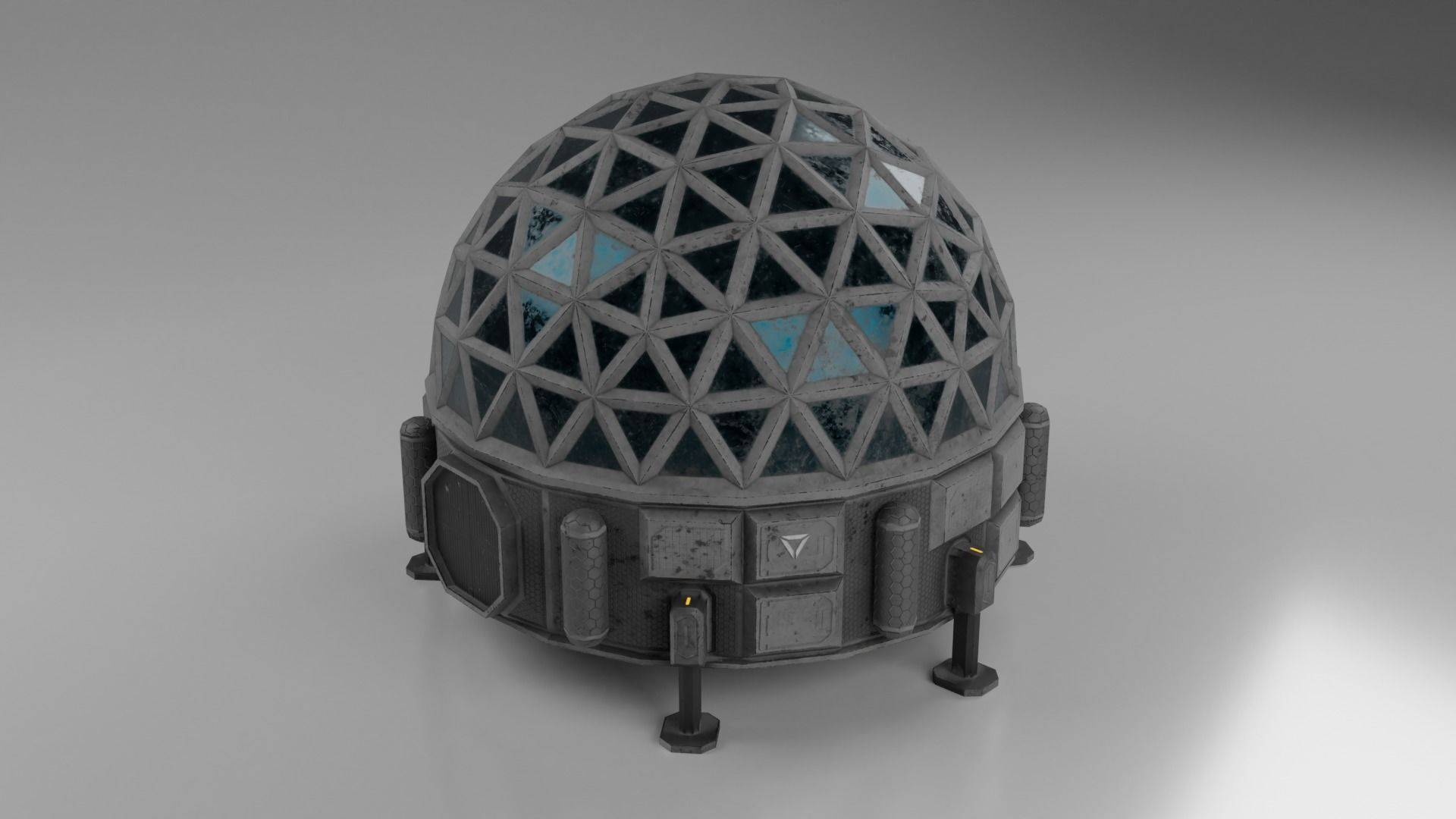 3D model Modular low poly colony VR / AR / low-poly | CGTrader