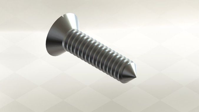 Screw free 3D model | CGTrader
