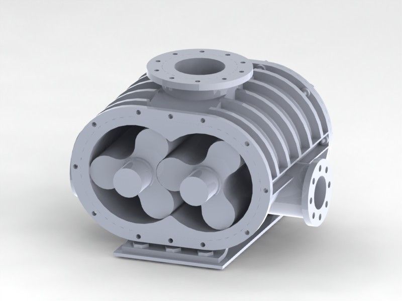 Root blower free 3D model | CGTrader