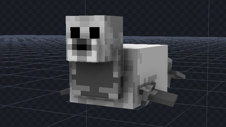3D model Minecraft Seal VR / AR / low-poly | CGTrader
