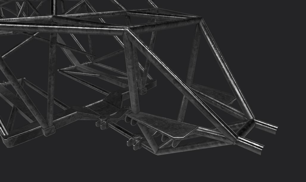 OFFROAD PRERUNNER CAGE 3D model | CGTrader