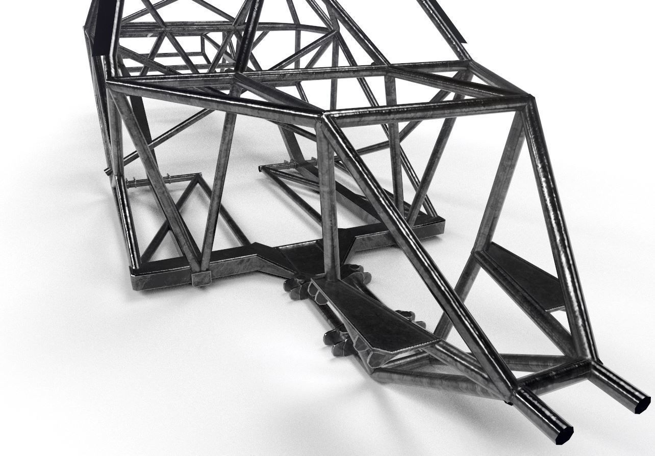 OFFROAD PRERUNNER CAGE 3D model | CGTrader