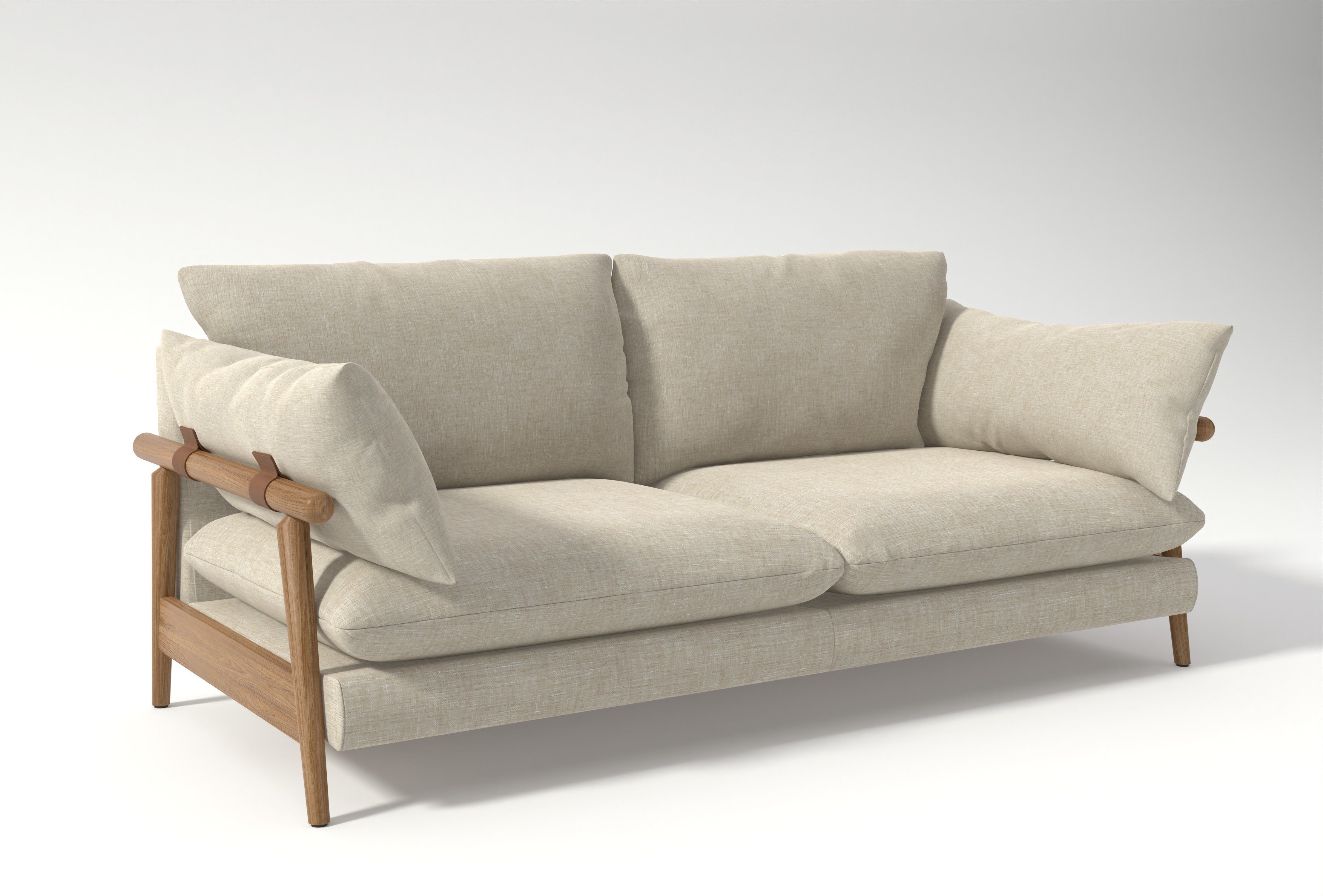 Hoxton sofa 3 Seater 3D model | CGTrader