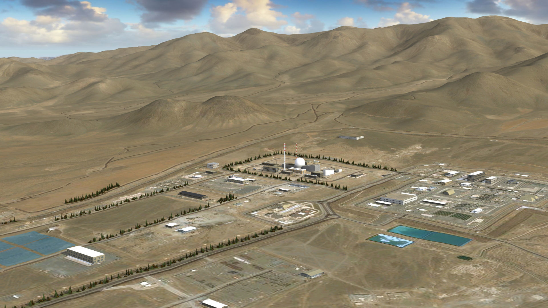 3D model Arak Nuclear Reactor Iran VR / AR / low-poly | CGTrader