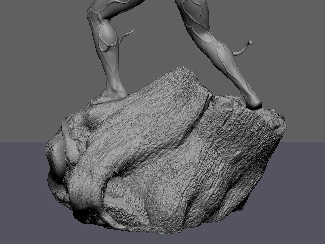 She-Venom avengers female statue 3D model 3D printable | CGTrader