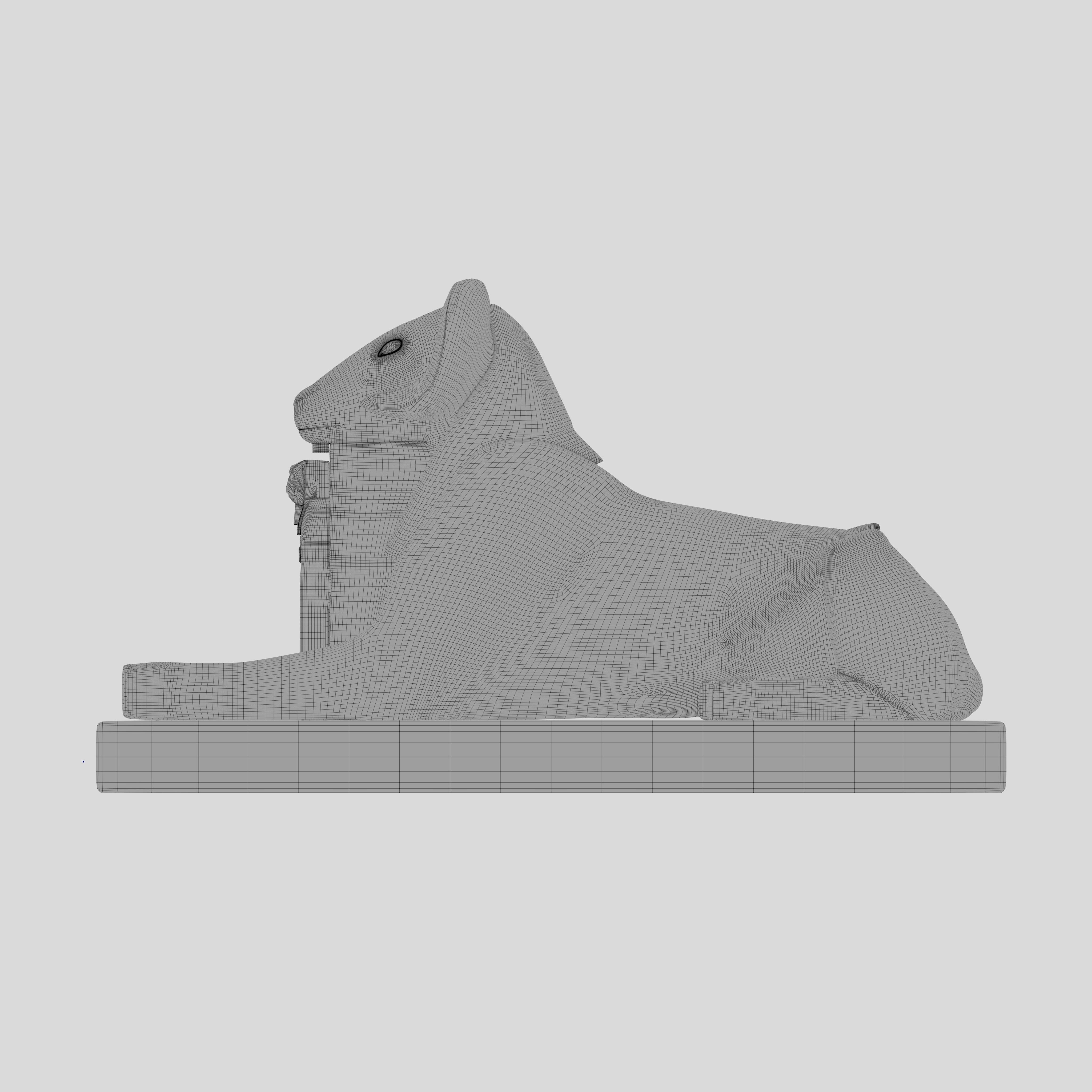 Sphinx Ram 3D model | CGTrader