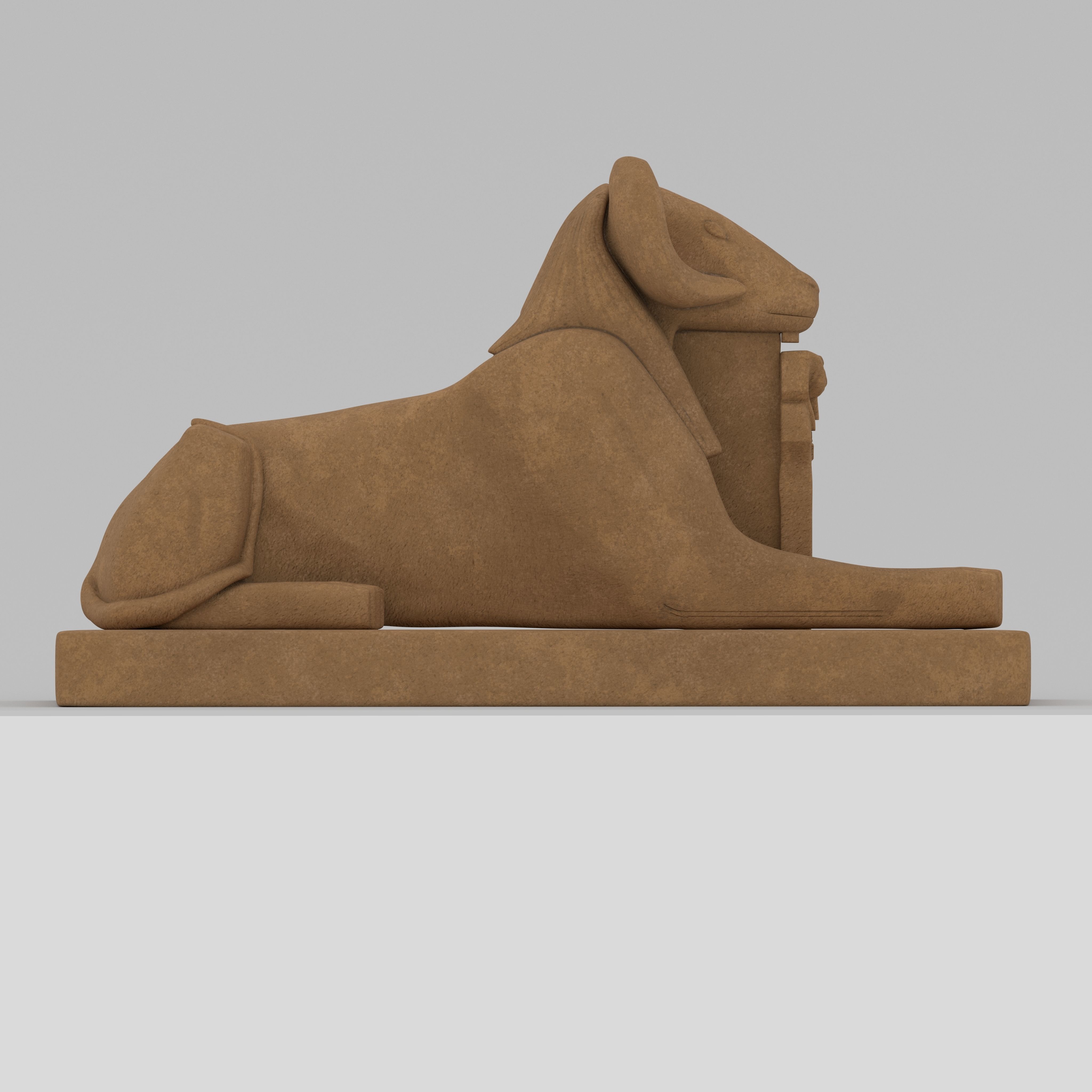 Sphinx Ram 3D model | CGTrader