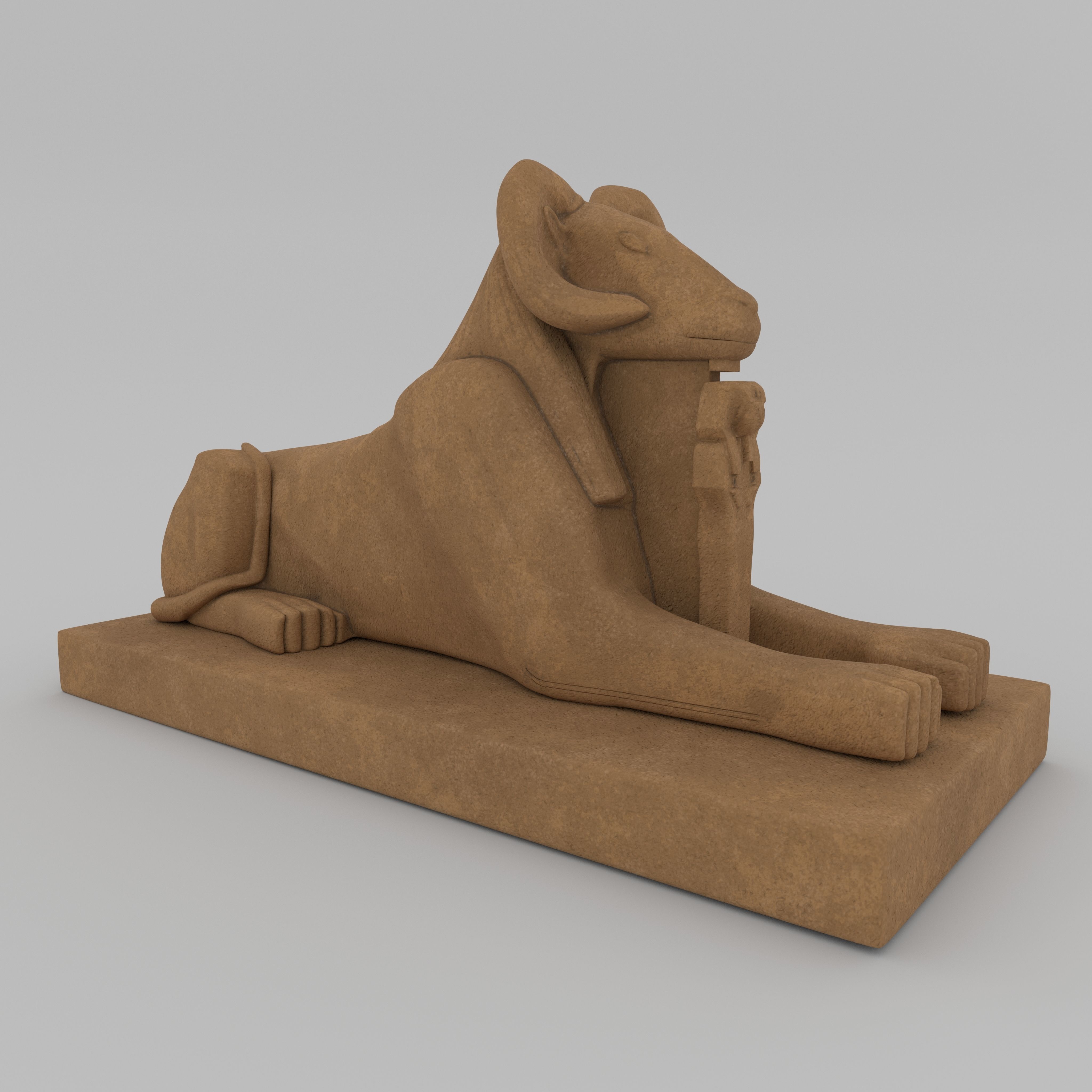 Sphinx Ram 3D model | CGTrader