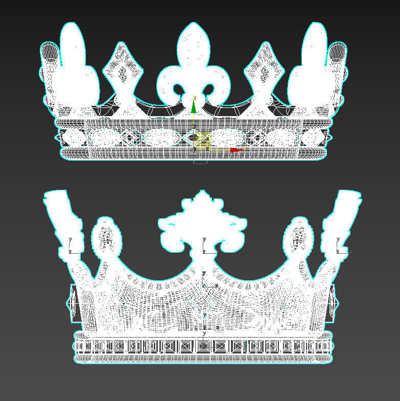 crowns 3D model 3D printable | CGTrader