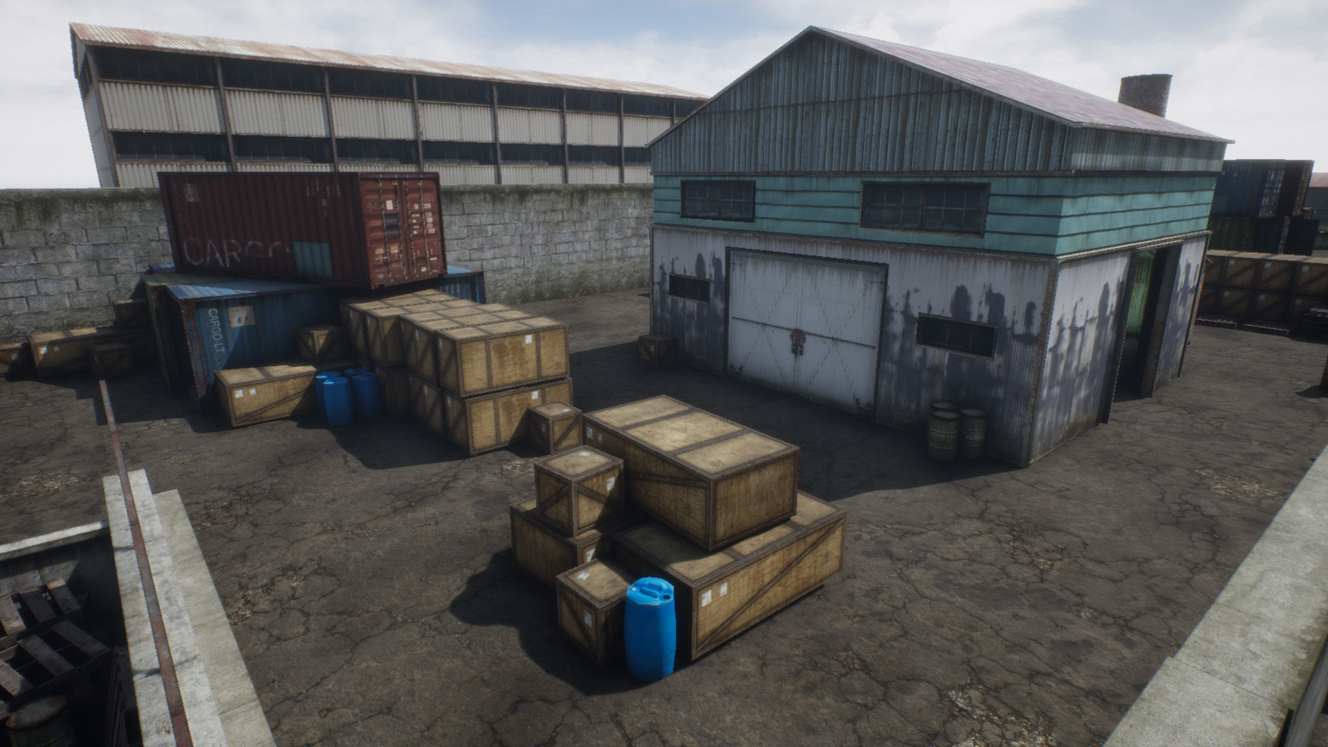 3D model FPS Mobile Game Map v2 with assets VR / AR / low-poly | CGTrader