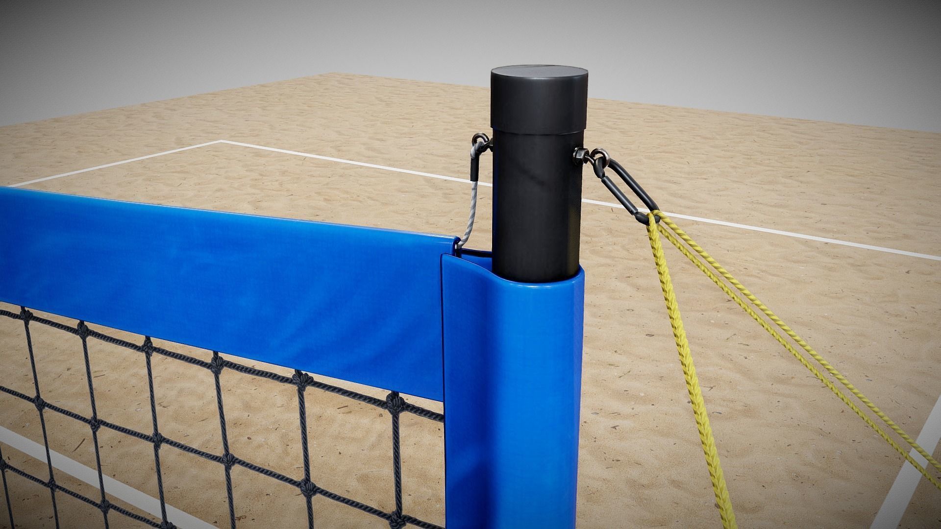 3D model Volleyball Net with Volleyball VR / AR / low-poly | CGTrader