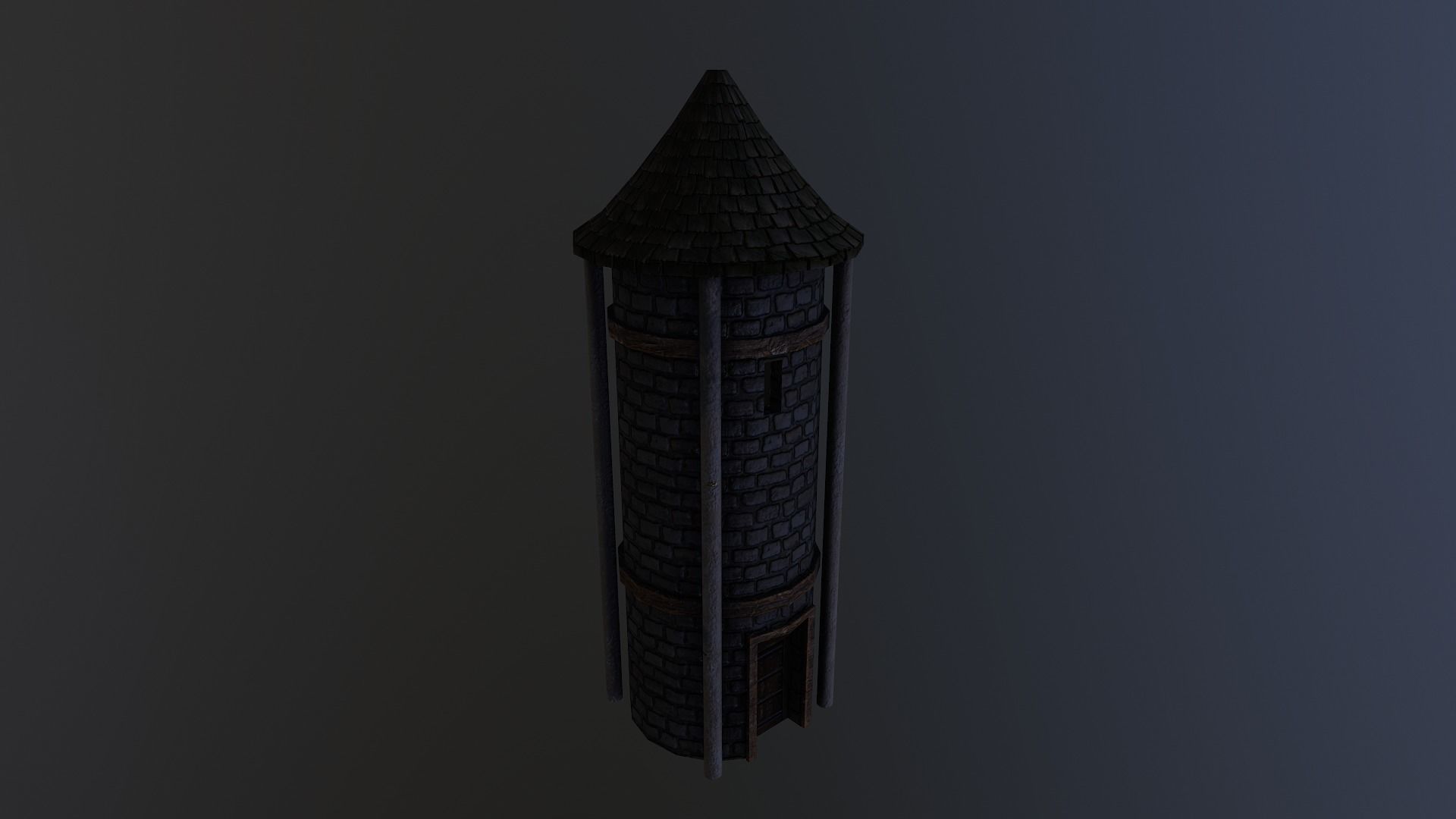 3D model Medieval Grain Silo VR / AR / low-poly | CGTrader