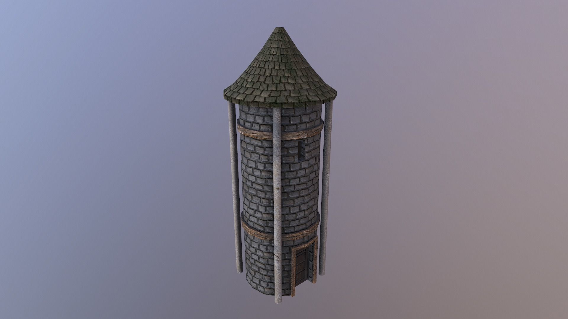3D model Medieval Grain Silo VR / AR / low-poly | CGTrader