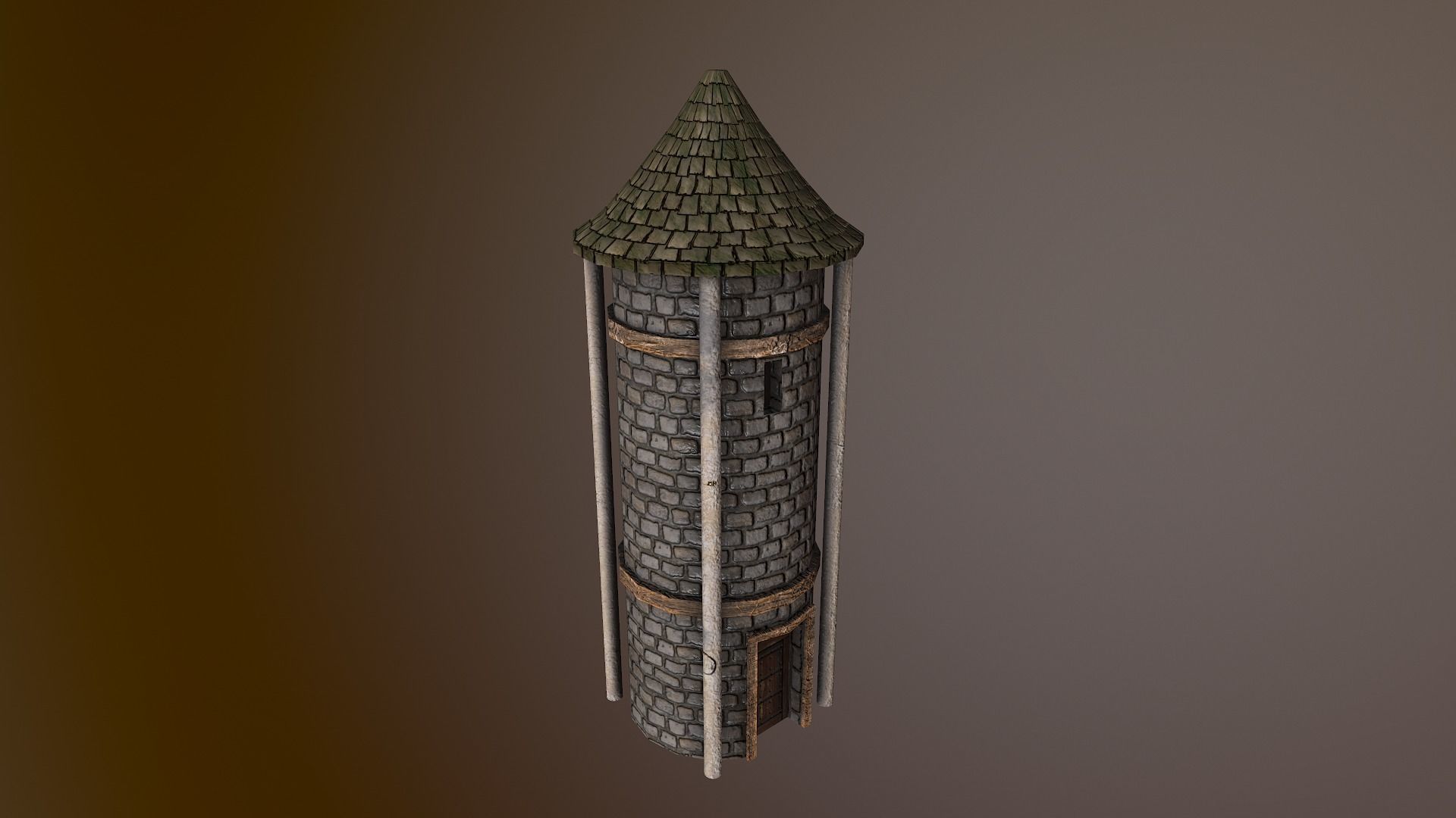 3D model Medieval Grain Silo VR / AR / low-poly | CGTrader