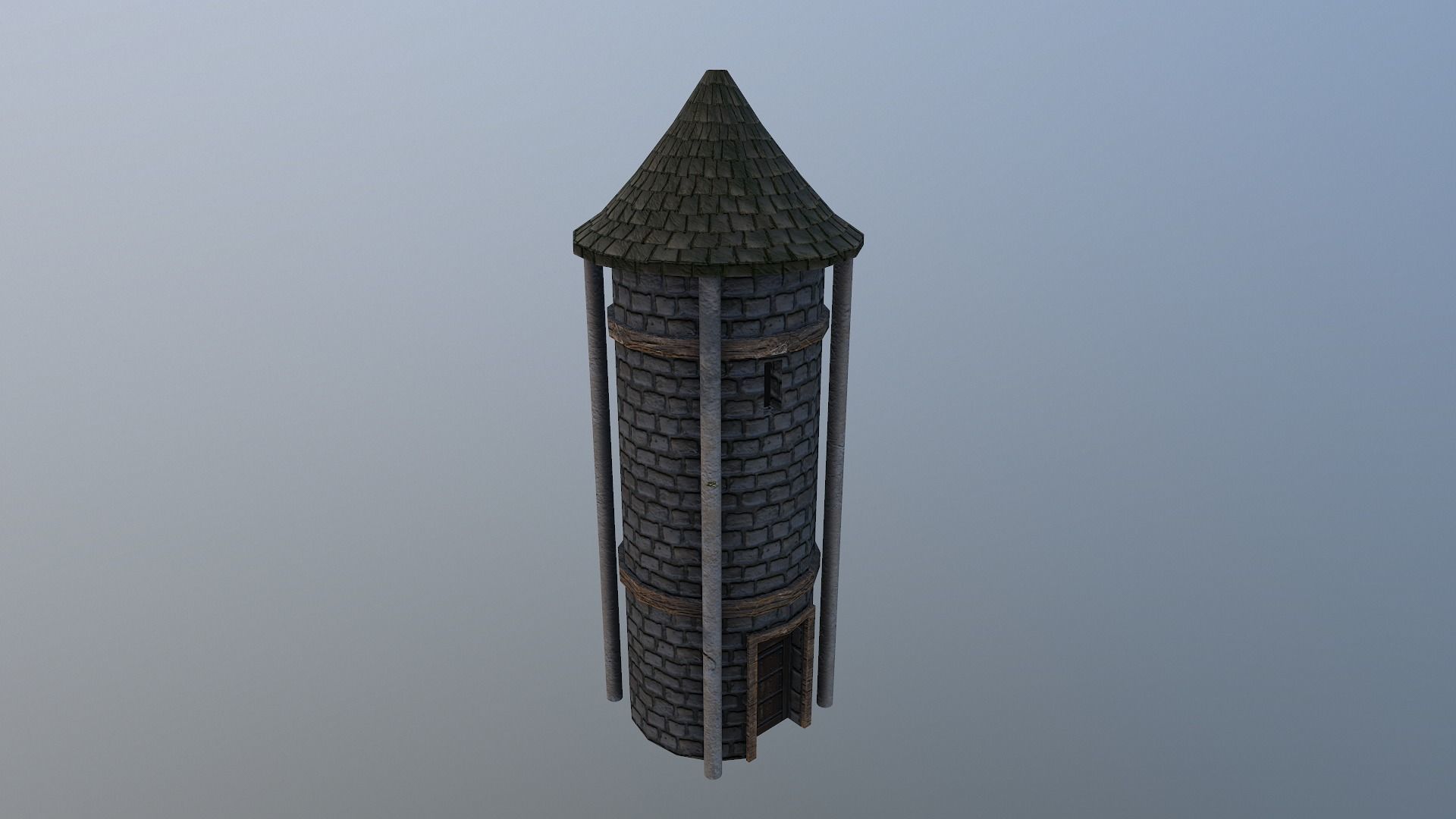 3D model Medieval Grain Silo VR / AR / low-poly | CGTrader