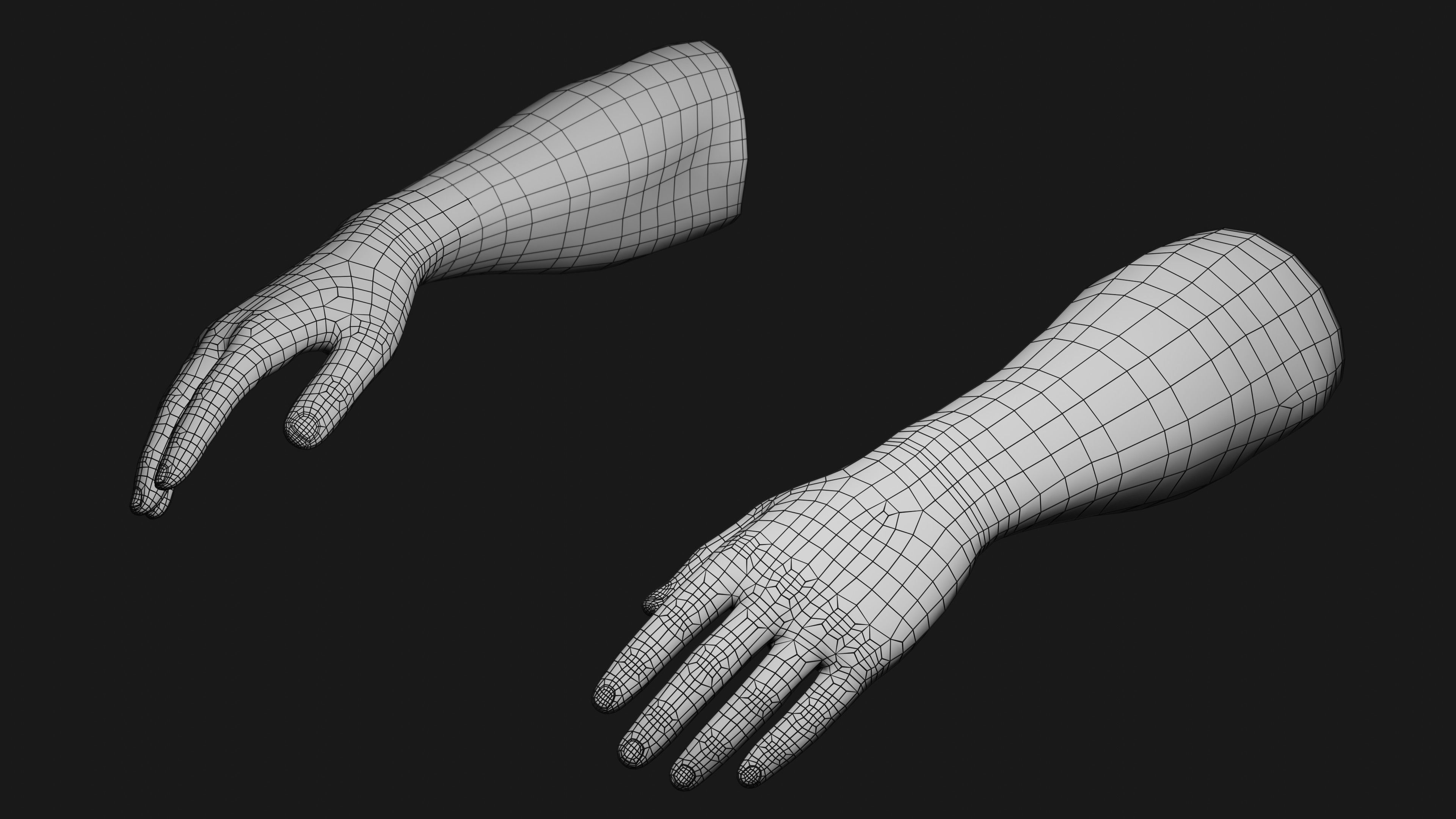 3D model Male Hands Rigged VR / AR / low-poly rigged | CGTrader