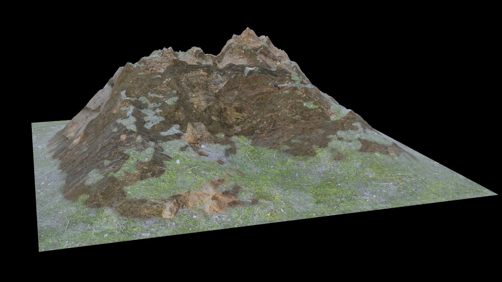 Low-Poly Realistic Mountain free VR / AR / low-poly 3D model | CGTrader