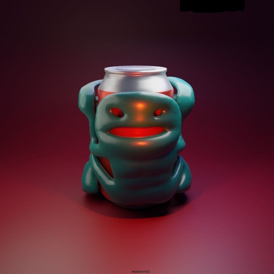 Baby monster and coca cola 3D model 3D printable | CGTrader