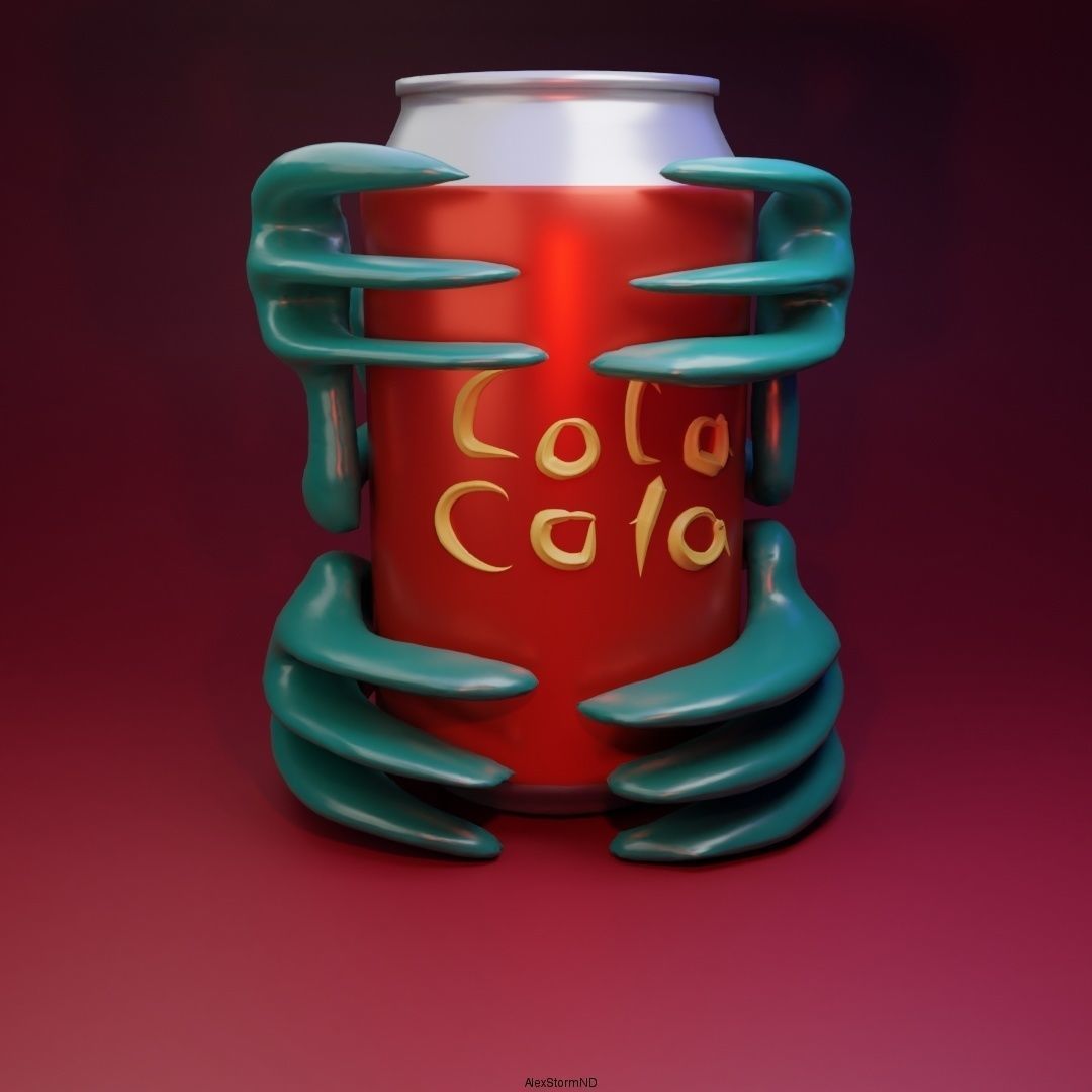 Baby monster and coca cola 3D model 3D printable | CGTrader