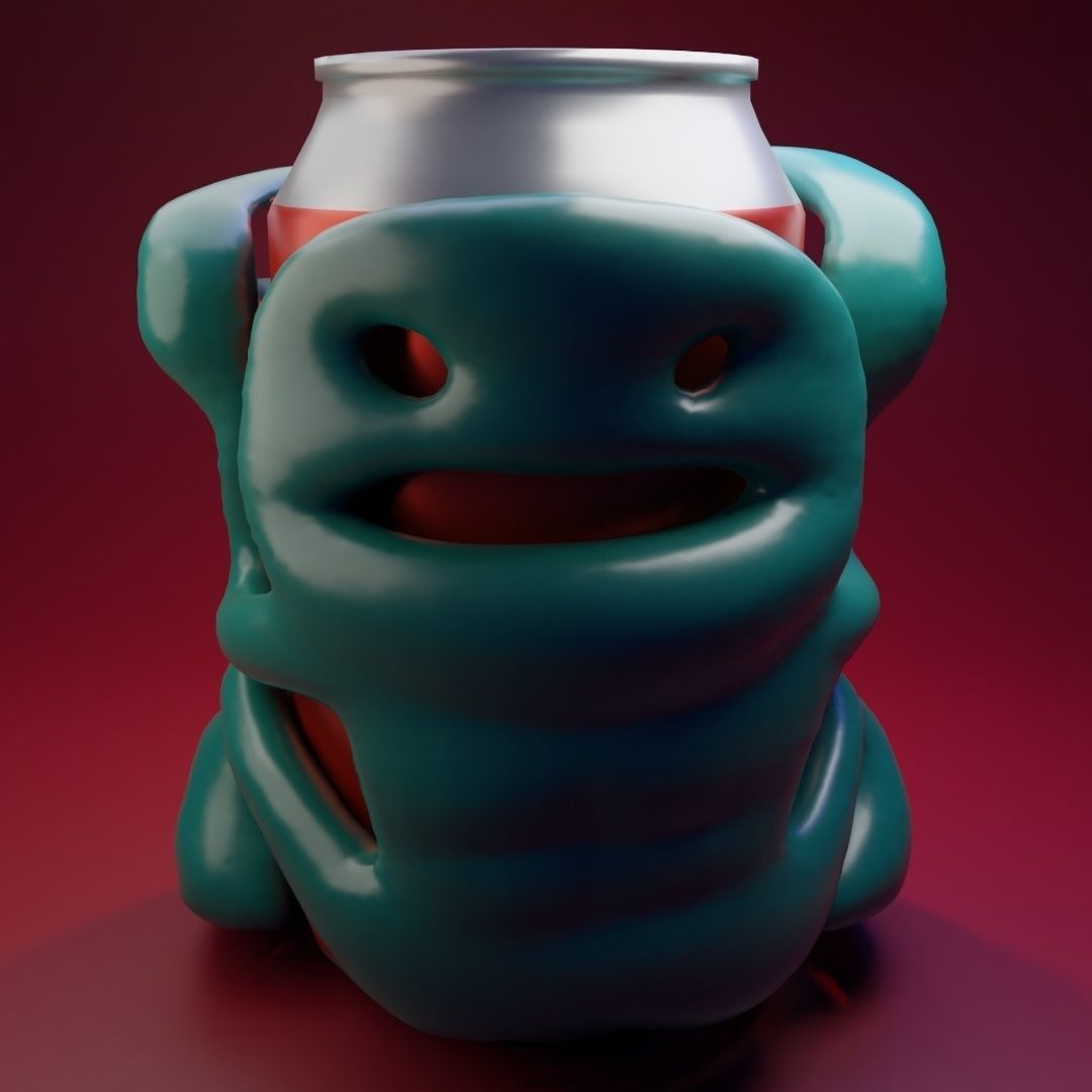 Baby monster and coca cola 3D model 3D printable | CGTrader