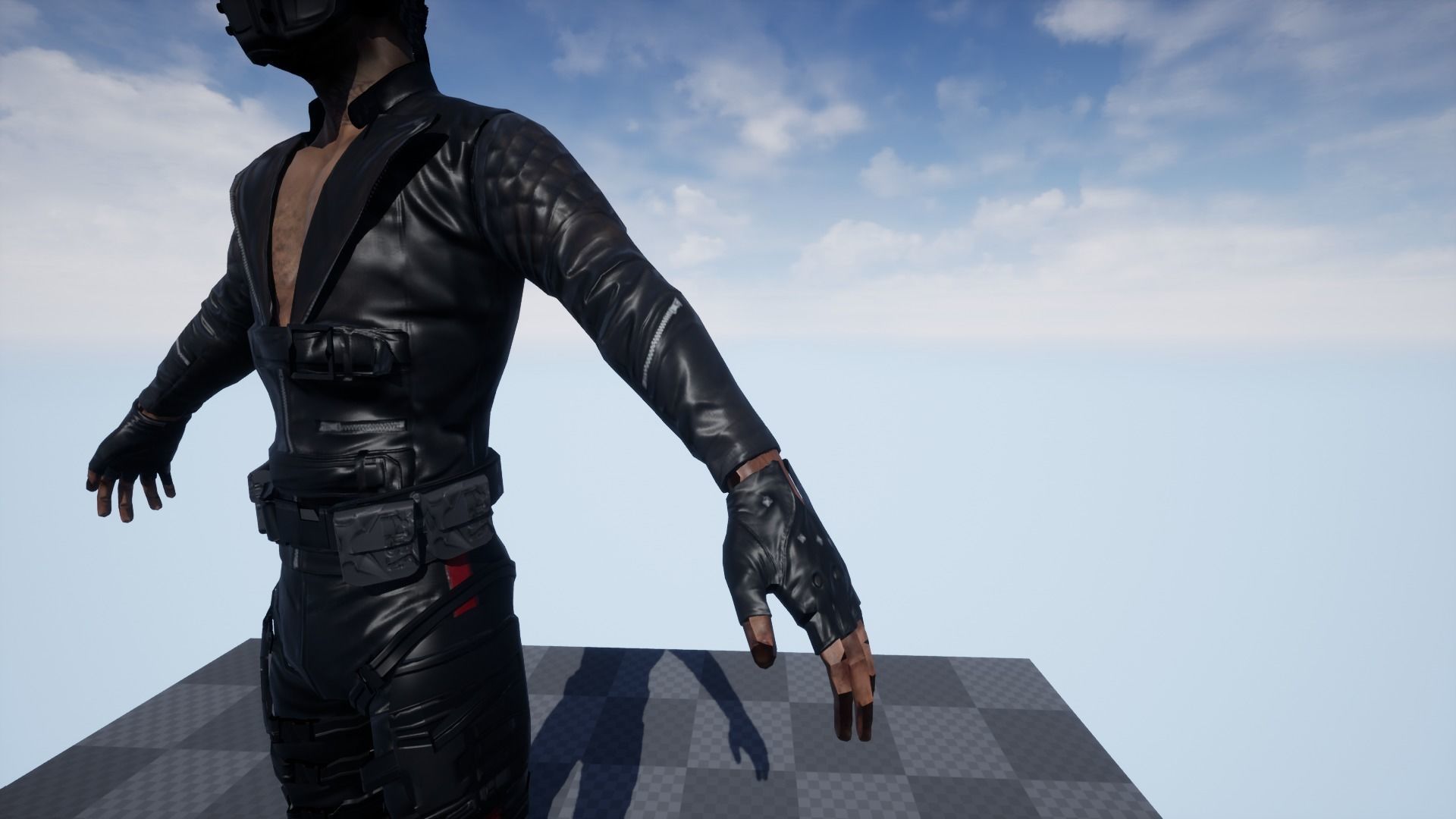 Cyberpunk Sci-Fi Tough Thug 3D model rigged | CGTrader